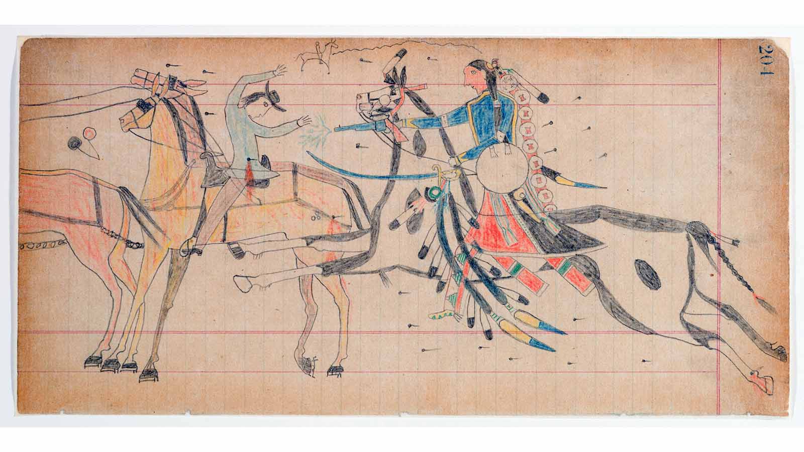 Plains Indians Unique Narrative Expression Through Ledger Art